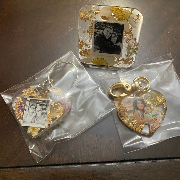 Personalized Resin Photo Car Vent Clip, Anniversary/couples Gift ...