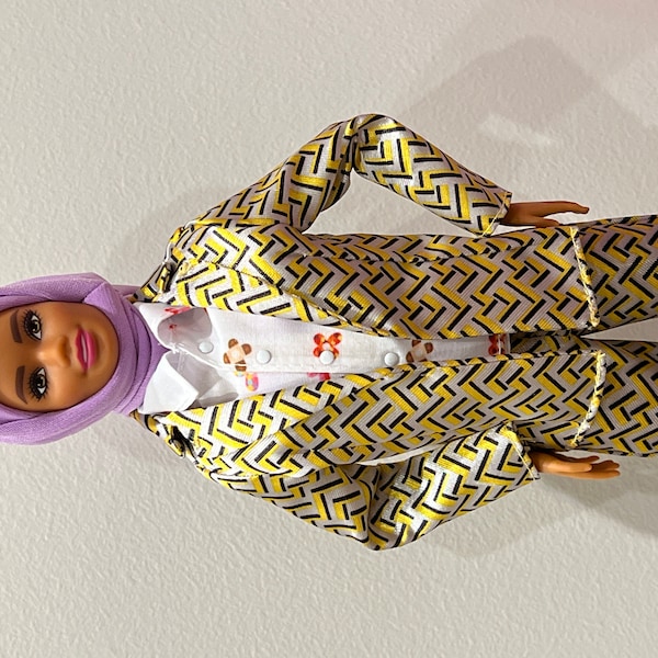 Handmade Doll Blue Hijab Muslim Hijab. Fits Fulla, Curvy and Regular ...