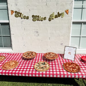 Pizza SLICE OF FUN Baby 1ST Birthday Invitation, Pizza Parlor Invite ...