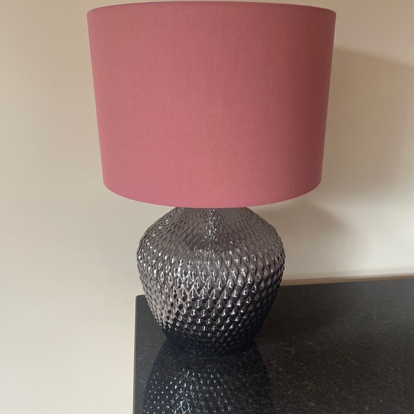 Cerise Pink Lampshade Mix & Match Ceiling Shade Table Lamp Drum ...