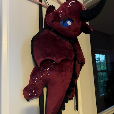 Build A Dragon Backpack,large Plush Dragon Backpack Minky With Custom ...