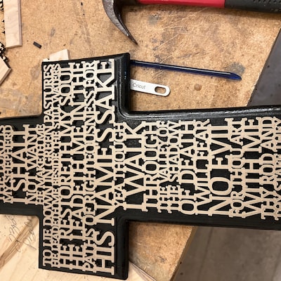 Psalm 23 Cross the Lord is My Shepherd Laser Cut File Svg - Etsy