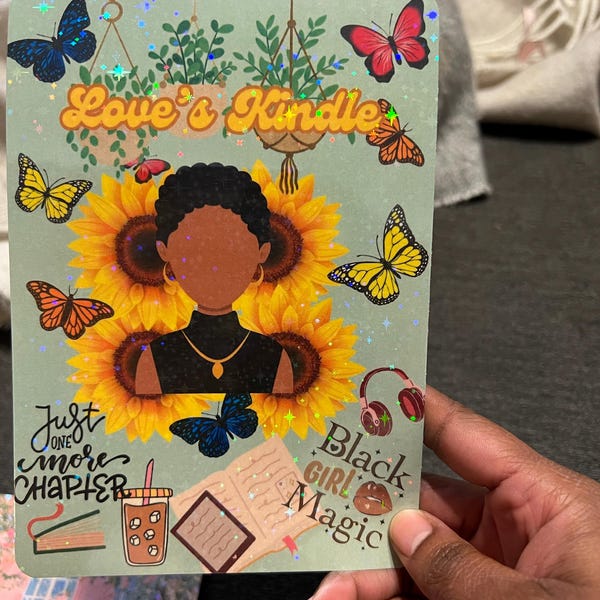 Cozy Fall Town Kindle Insert for Kindle Clear Case, Fall Holographic ...