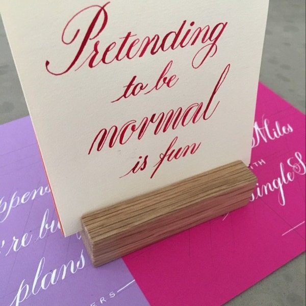 Wood Photo Holder. Wooden Postcard Holder. Wood Postcard Holder. Wood ...