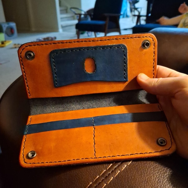 Leather Long Wallet Pattern, Long Wallet Pdf Template, Wallet Pattern ...