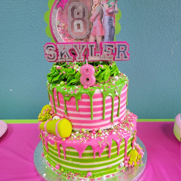 ZOMBIES Shaker Cake Topper - Inspired by Disney Z-O-M-B-I-E-S Birthday ...