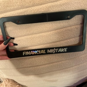 Student Driver License Plate Frame Jdm Kdm Safe Driving Decal Driving ...