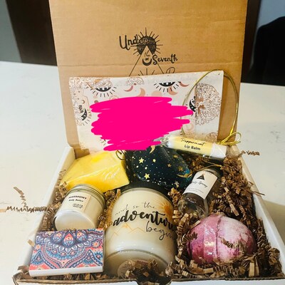 New Job Gift Box, Let New Adventures Begin, Congratulations Gift Basket ...