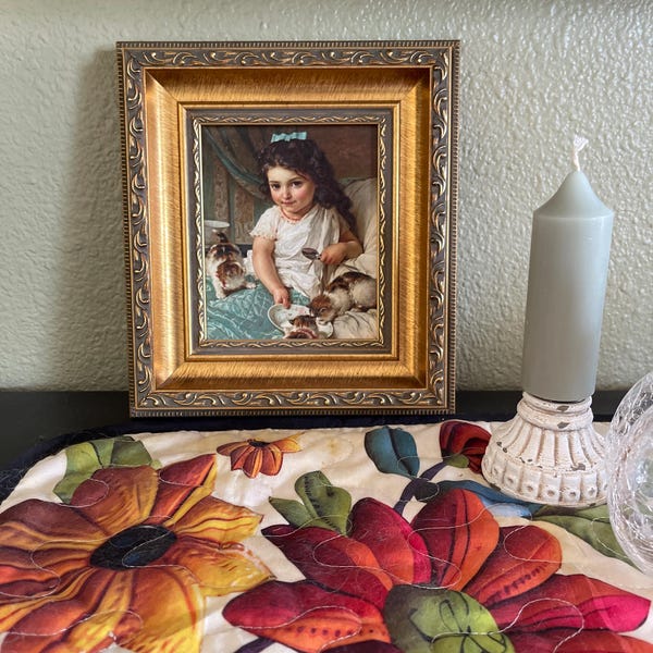 Framed Rabbits Oil Painting on Canvas Oil Painting Print on Canvas ...