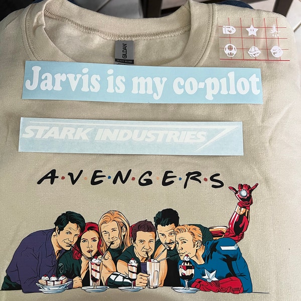 Jarvis is My Copilot Car Window Decal Bumper Sticker Comic Book Super ...