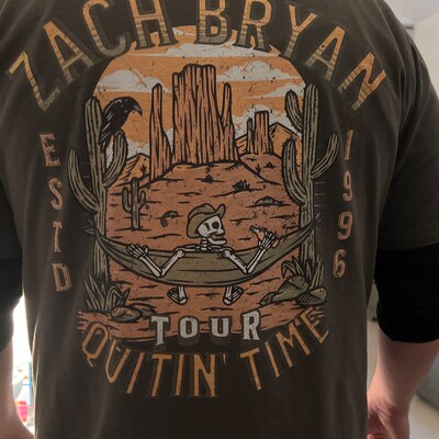 Zach Bryan Comfort Colors Shirt, Zach Bryan Shirt, Zach Bryan Quittin ...