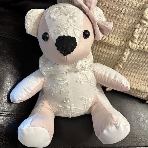 Baby Keepsake Memory Bear Custom From Your Clothing Handmade - Etsy
