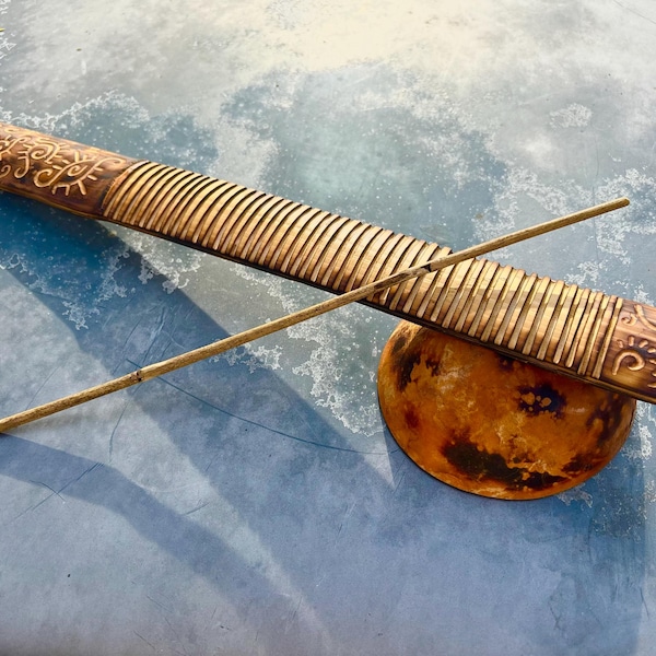 CHICAHUAZTLI - Azteca Scratcher Percussion - Etsy