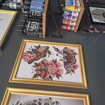 Moths Tattoo Flash Sheet Moth/ Butterfly Tattoo Designs Insect ...