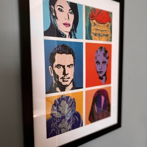Tali'zorah Portrait From Mass Effect Pop Art Inspired | Etsy