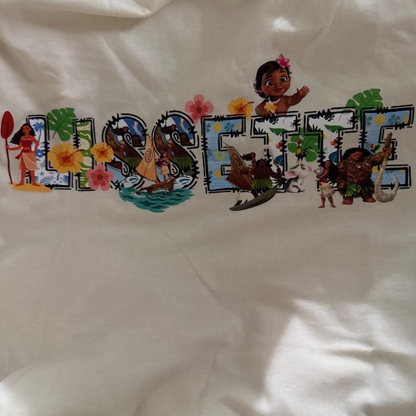 Disney Princess Moana Shirt, Disney Moana Maui Shirt, Personalized ...