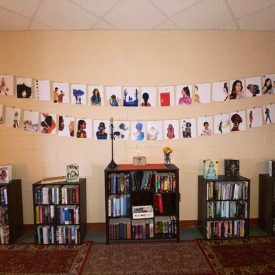 Black/poc HIGH SCHOOL Book Characters Gallery Wall, Classroom Decor ...