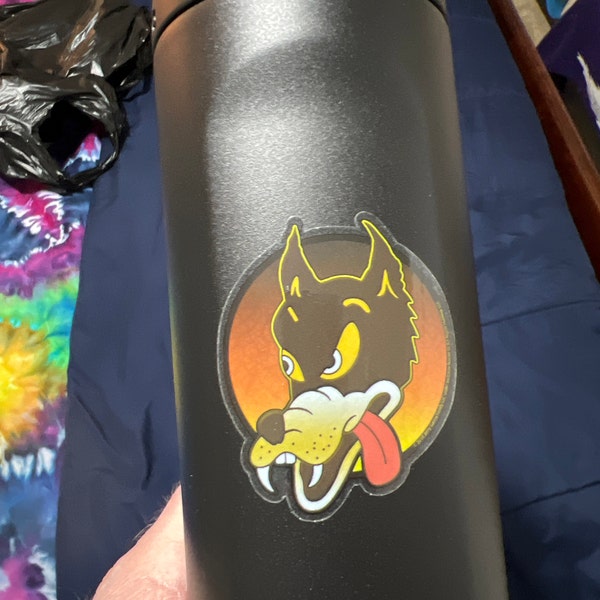 Jerry Garcia Sticker -wolf Guitar Emblem/ grateful Dead /sticker/decal ...