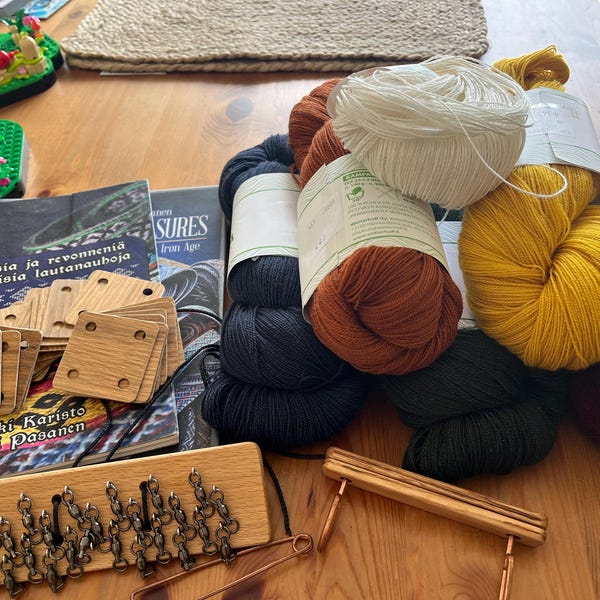 Tablet Weaving Cards /5 Holes Weaving Cards/ Wooden Tablets / Set of 8 ...