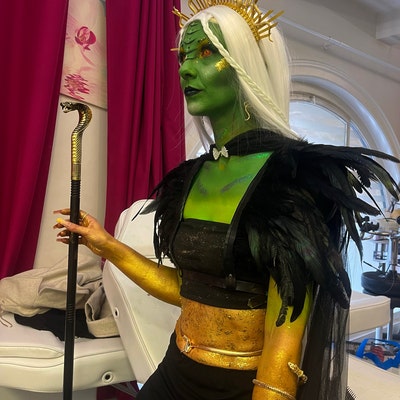 Snake Prosthetics Set, SFX Makeup, Silicone Appliance, Halloween ...