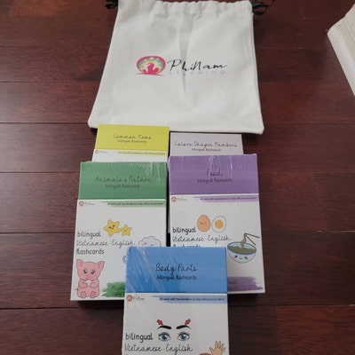 Bilingual colors, Numbers, Shapes Vietnamese English Cards, Flashcards ...