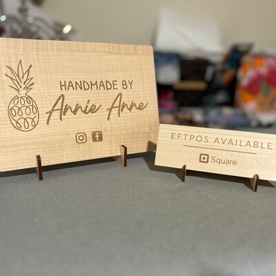 Custom Wooden Display Sign - Etsy Australia