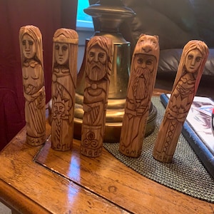 DAGDA GOIBHNIU and OGMA. Celtic Gods. Wiccan, Wicca, Altar, Druid ...