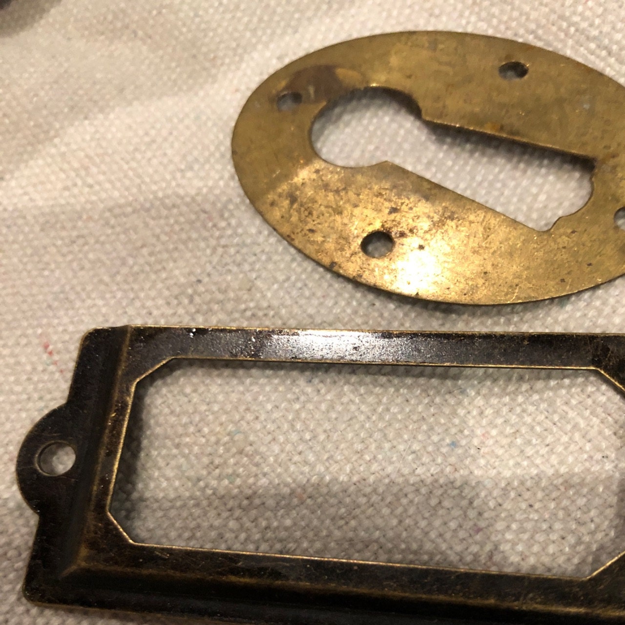 Metal Label Holder Book Plate | Etsy