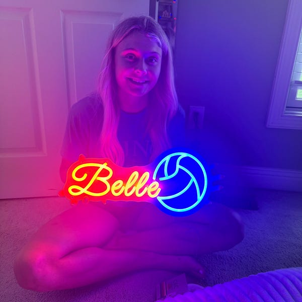 Custom Youtube Neon Sign, Youtuber Name Neon Sign, Custom Twitch Sign ...