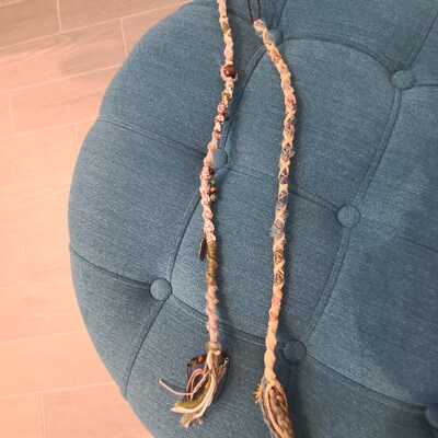 Hemp Macrame Boho Hair Wrap Yarn Dreadlock Decoration for Hair - Etsy