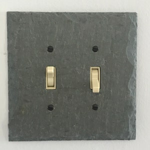 Decorative Single Slate Outlet Cover Switchplate Switch Plate - Etsy