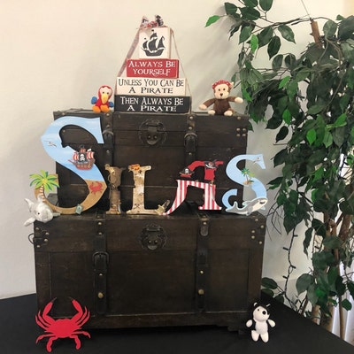 Always Be Yourself Unless You Can Be A Pirate Wood Blocks - Etsy