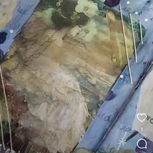 Night Sky Moon Collage Printable Junk Journal Half Papers - Etsy