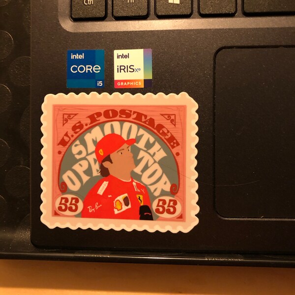 F1 Sticker | Carlos Sainz "smooth Operator" Stamp Sticker | Cute ...