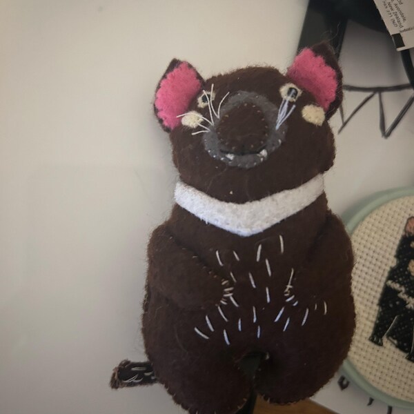 Wombly Wombat PDF Pattern, a Hand Sewn Wool Felt Ornament/ Toy, Bush ...