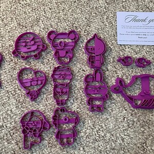 Winnie the Pooh Cookie Cutter Set Piglet Tigger Eeyore - Etsy