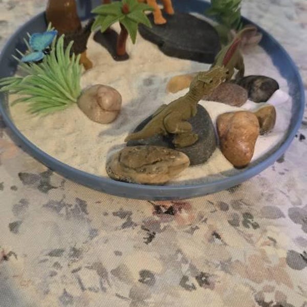 Dinosaur Zen Garden Jurassic T-rex Dino Mindful Work From Home Gift ...