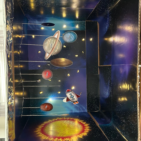 Solar System Diorama DIY Set: Includes Planet Lesson (instant Download ...