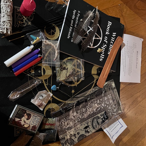 Witch Starter Kit With Guide, Spiritual Starter Box, for Newbies or ...