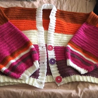 Crochet Pattern Koi Pond Sweater Oversized Pullover, Beautiful, Cozy ...