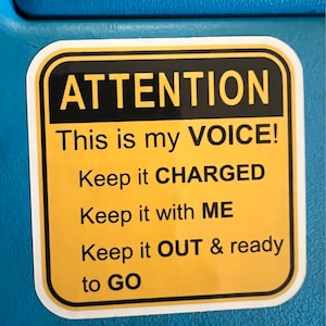 AAC Device Sticker for Speech Therapist Sticker for SLP Sticker for ...