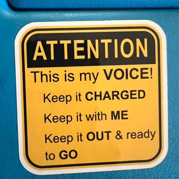 AAC Device Sticker for Speech Therapist Sticker for SLP Sticker for ...