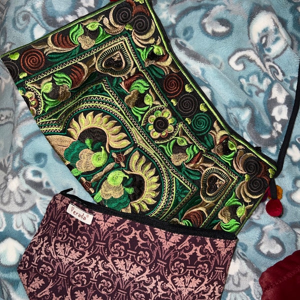 Thai Hill Tribe Bag,hmong Bag Thai Handbags,embroidered Ethnic Purse ...