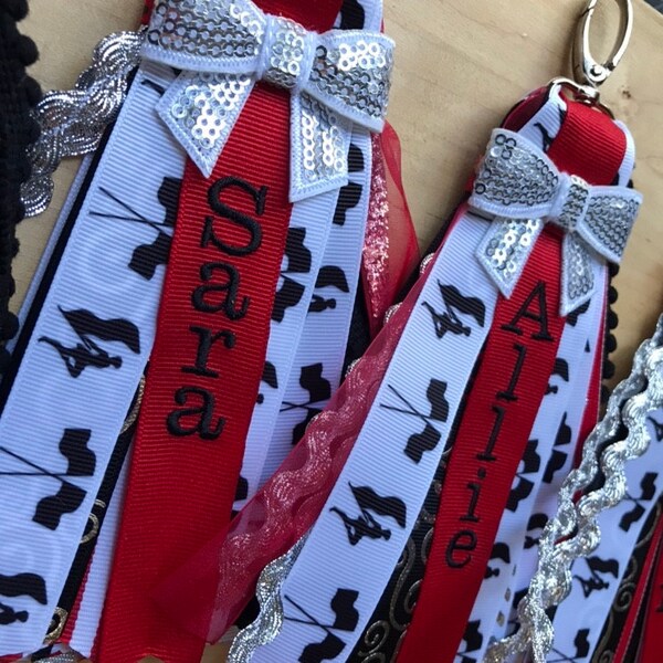 Color Guard Ribbon, 7/8" Grosgrain Ribbon, Color Guard Gift - Etsy