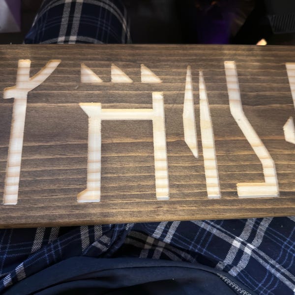 Your Name in Viking Runes! Custom Norse Name Sign. Personalized Nordic ...