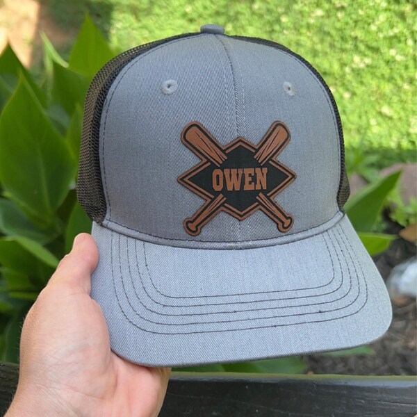 Kids Baseball Hat, Kids Name Personalized Hat, Baseball Hat, Personalized Boys Hat, Team Hat ...