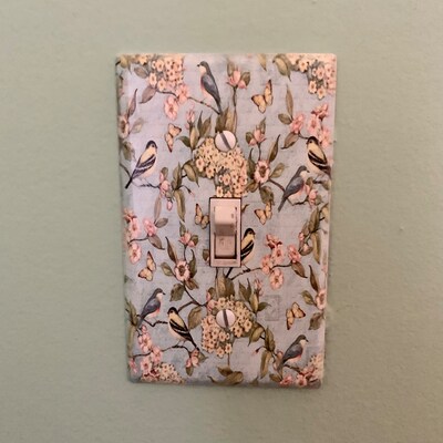 Birds Butterflies Flowers Shabby Chic Home Decor Birds Metal Light ...