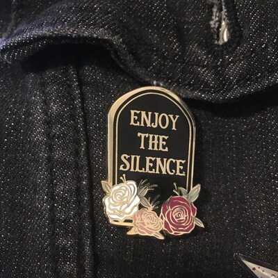 Enjoy the Silence Enamel Pin Depeche Enamel Pin Grave Enamel Pin Hard ...