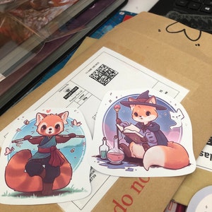 Cute RPG Class Animals Stickers And/ or Prints 6x6 or | Etsy