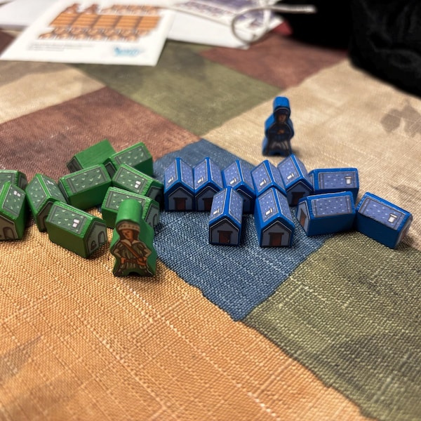 OATH - Matte Vinyl Meeple Stickers/decals Upgrade Kit - Unofficial ...